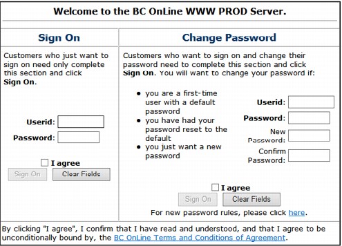 Changing Your Password